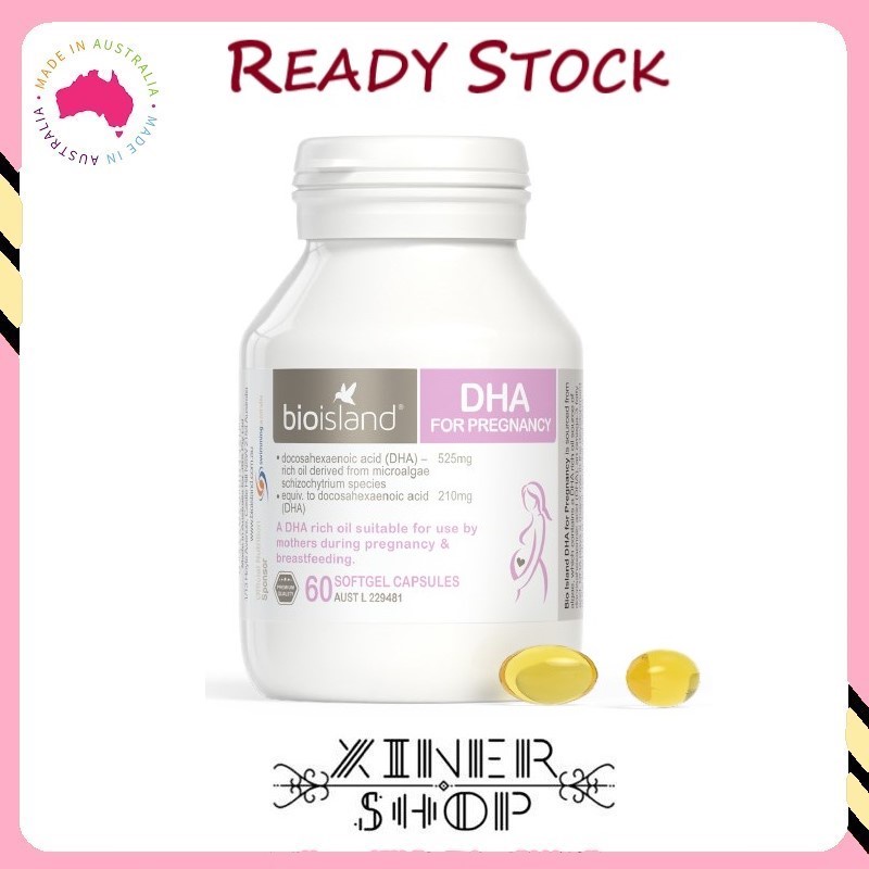 [Ready Stock EXP 03/2027] Bio Island DHA for Pregnancy ( 60 Softgel Capsules )( Made In ...
