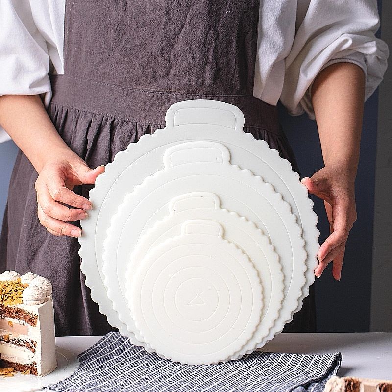 4/6/8/10 Inch Square/ Round Reusable cake board Square cake tray Round ...