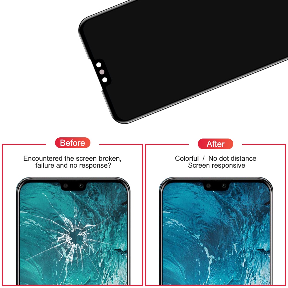 For HUAWEI Y6/Y6P/ Y7 2019/Y7 2018/Y9 2019/Y9 Prime 2019/Y7A/Nova 2i/3 ...