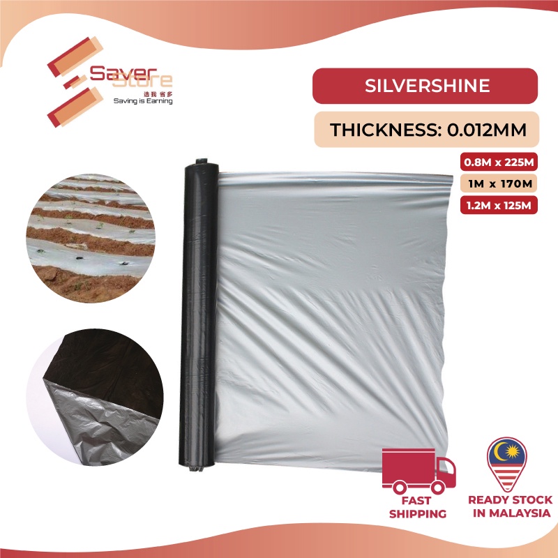Saverstore Silvershine Irrigation Plastik Penutup Tanah Silver shine ...