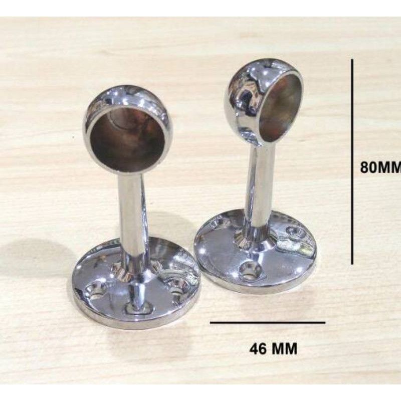 Round pipe holder / round pipe wall mount / round iron pipe support ...