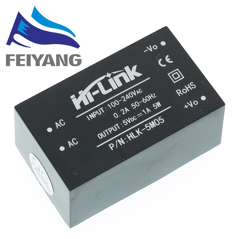 HLK-5M05 HLK-5M03 HLK-5M12 5W AC-DC 220V to 12V/5V/3.3V Buck Step Down ...