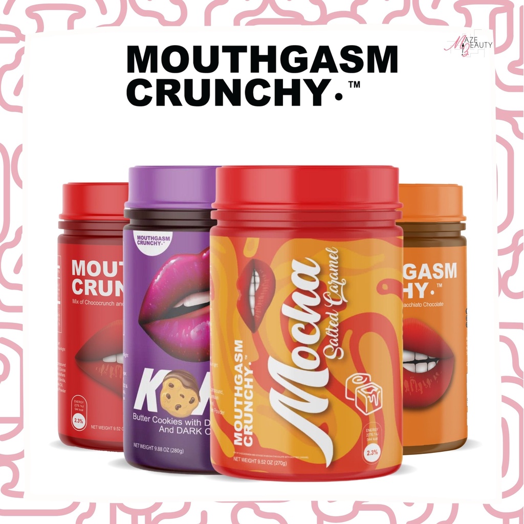 Mouthgasm Crunchy Mocha/Machiatto/Kokiss with Dark Crusher with Premium ...