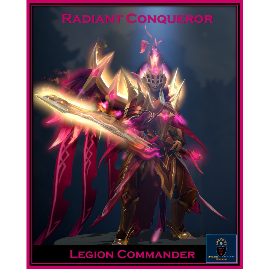 Dota 2 Legion Commander Radiant Conqueror Set | Shopee Malaysia