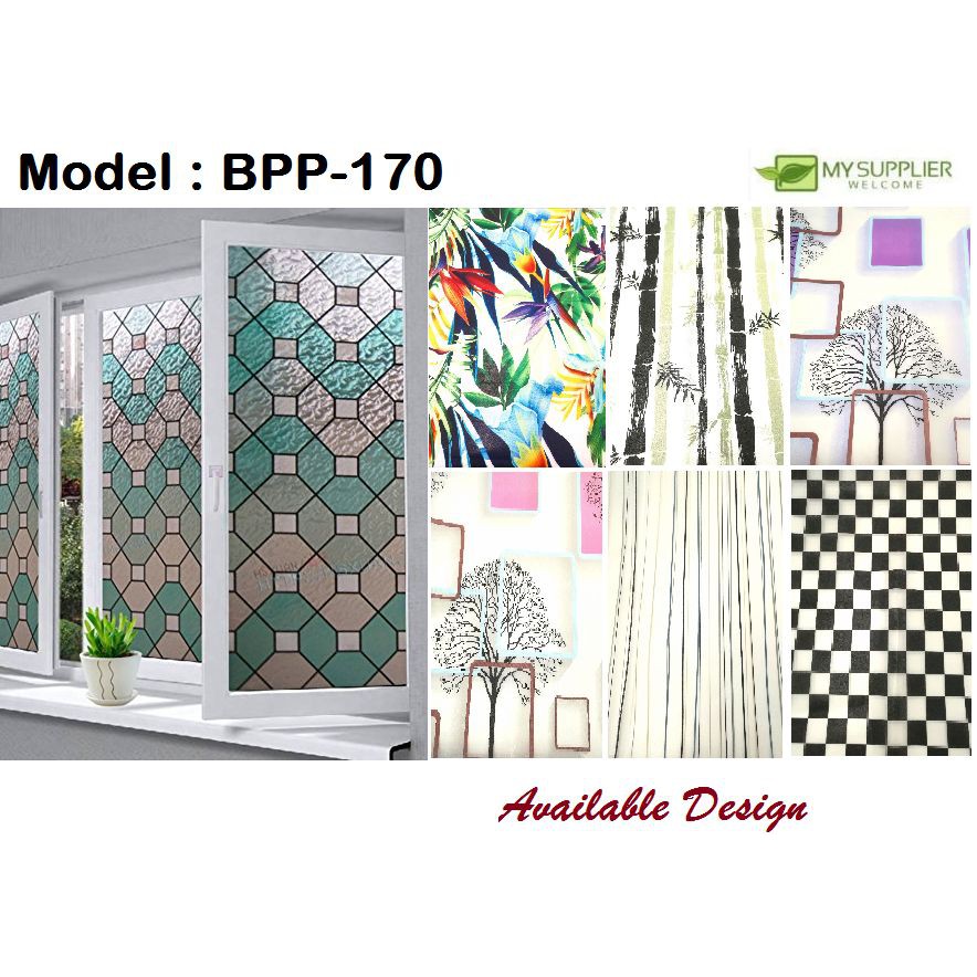 Cellophane window stickers L60cmxW50cm | Shopee Malaysia