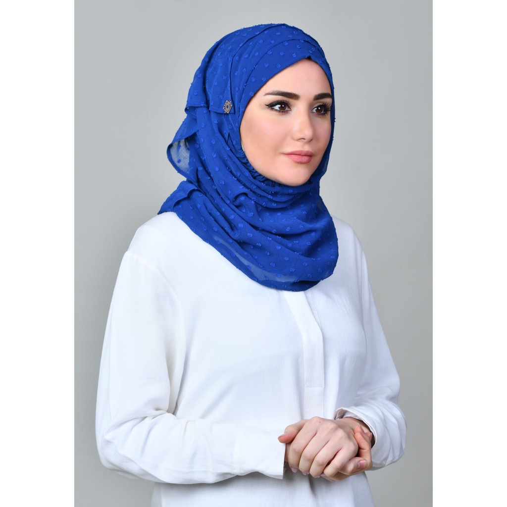 Bokitta - Falaki - Plain Crinkled Chiffon | Shopee Malaysia