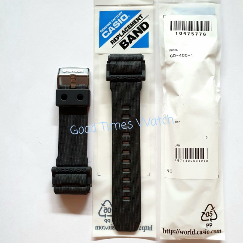 Original Casio G-SHOCK GD-400-1 / GD 400 STRAP | Shopee Malaysia