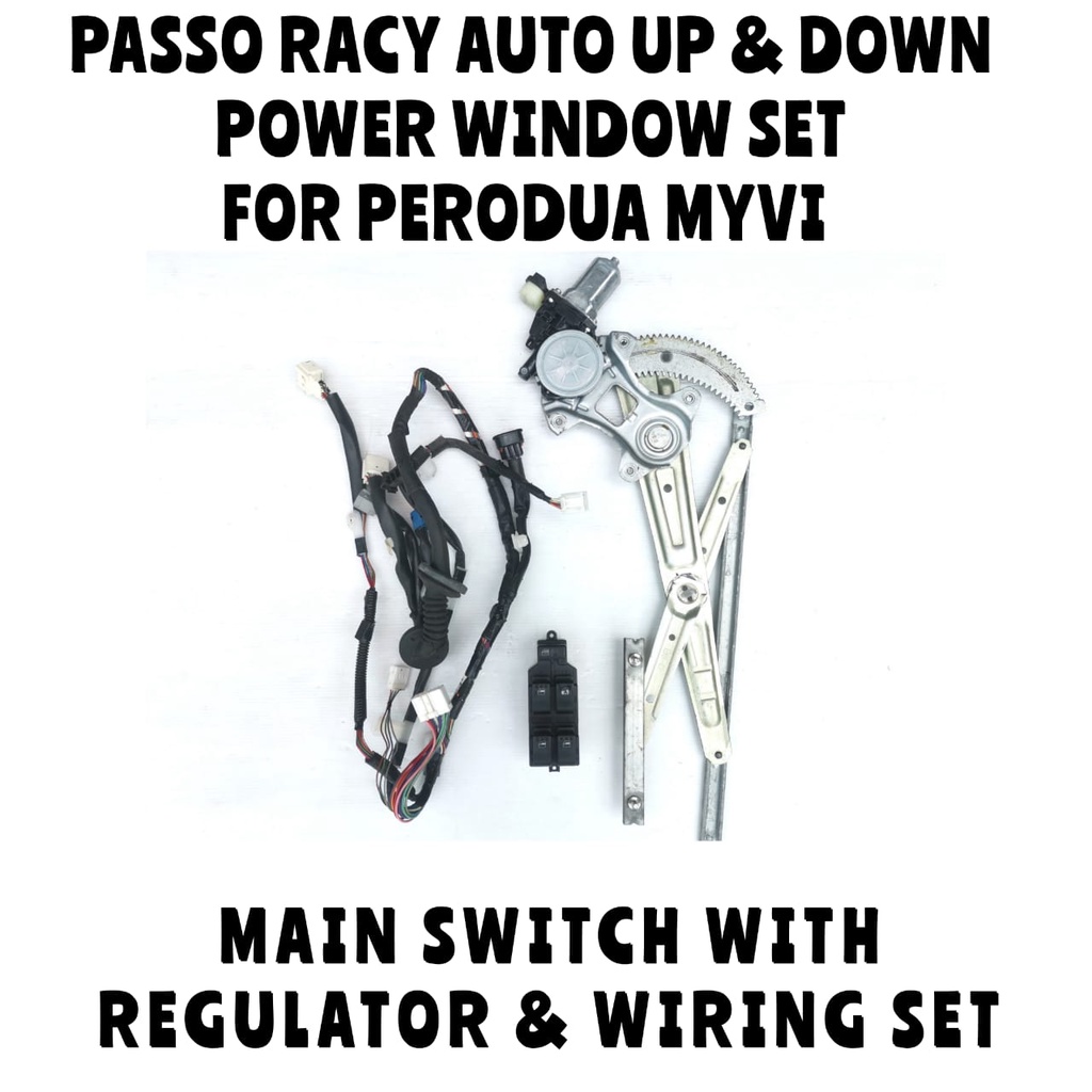 🇯🇵🇯🇵 Ori Passo Racy Auto Up & Down Power Window Set For Perodua Myvi ...