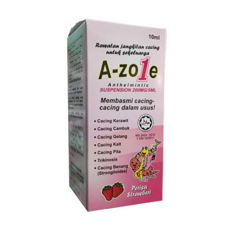A-ZOLE SUSPENSION (STRAWBERRY) 10ML | Shopee Malaysia