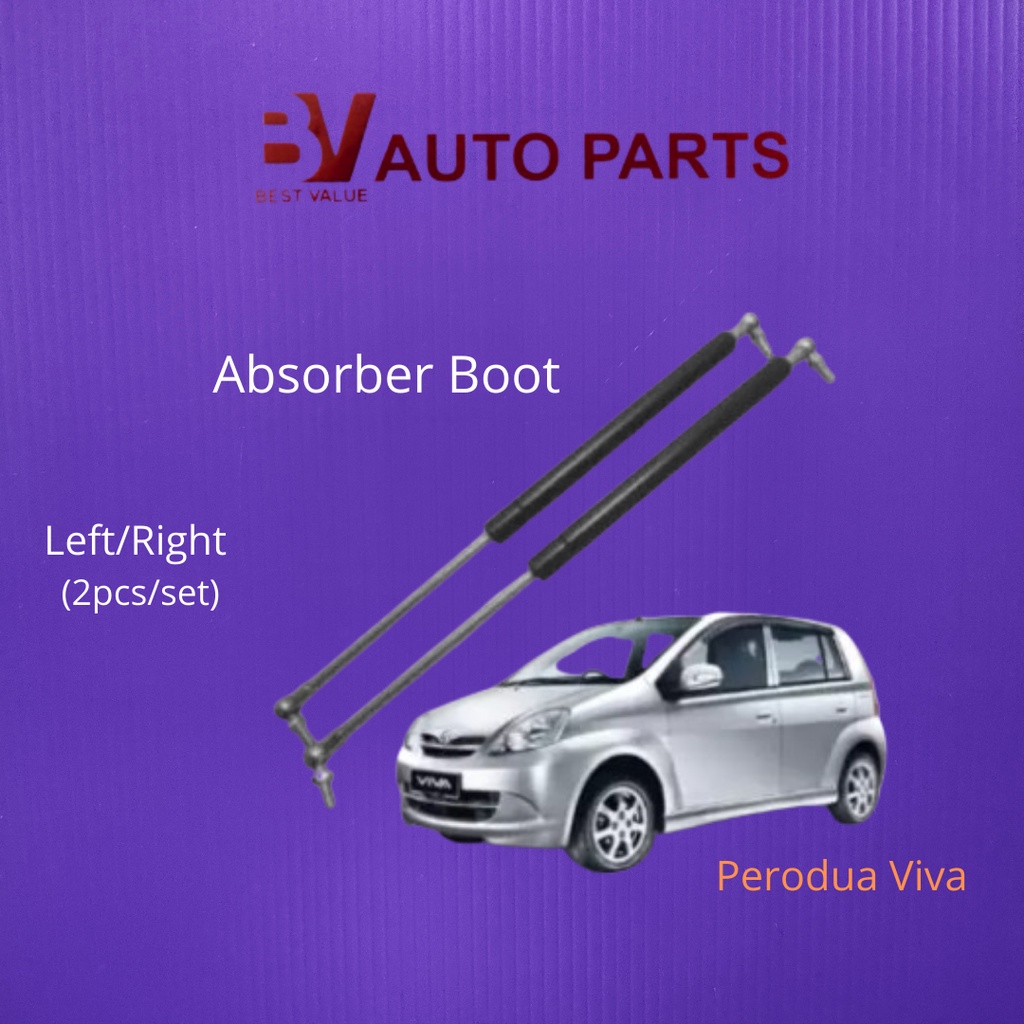 BESTVALUE🔥 Viva Rear Bonnet Damper Rear Boot Absorber Boot Perodua Viva ...