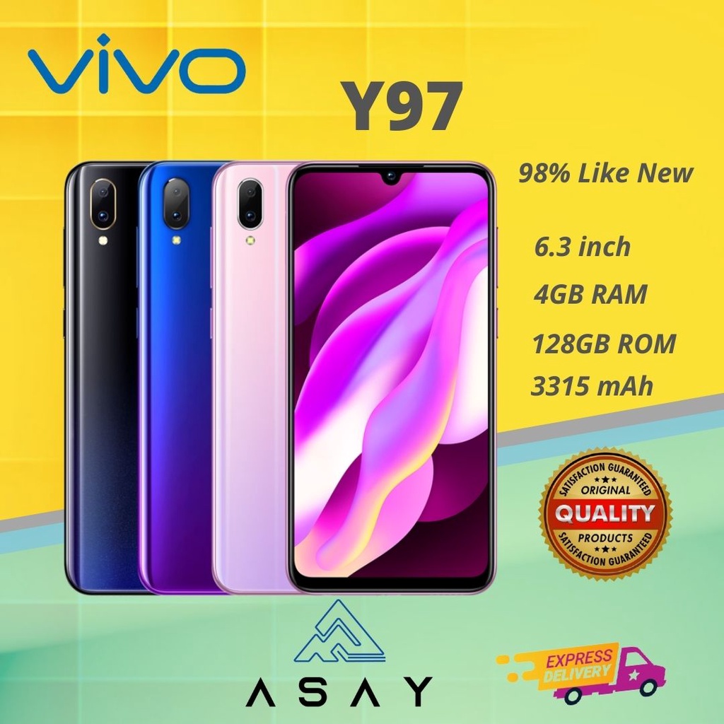 VIVO Y97 4+128GB (Used 98% New) | Shopee Malaysia