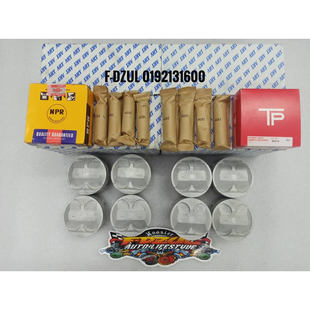 ART Piston Mitsubishi 4G92 4G93 Mivec High Compression | Shopee Malaysia