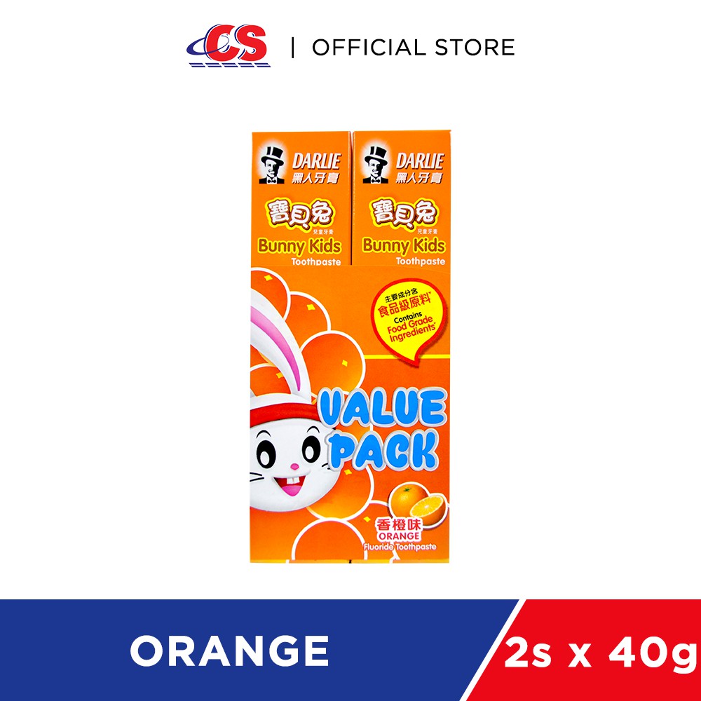 DARLIE Toothpaste for Kids Orange Twin Pack (2s x 40g) | Shopee Malaysia
