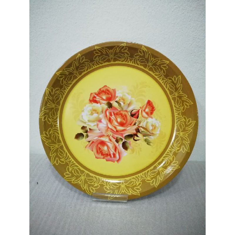 30cm Dulang Talam Klasik Berbunga Corak Antik/Stylish rolling tray with ...