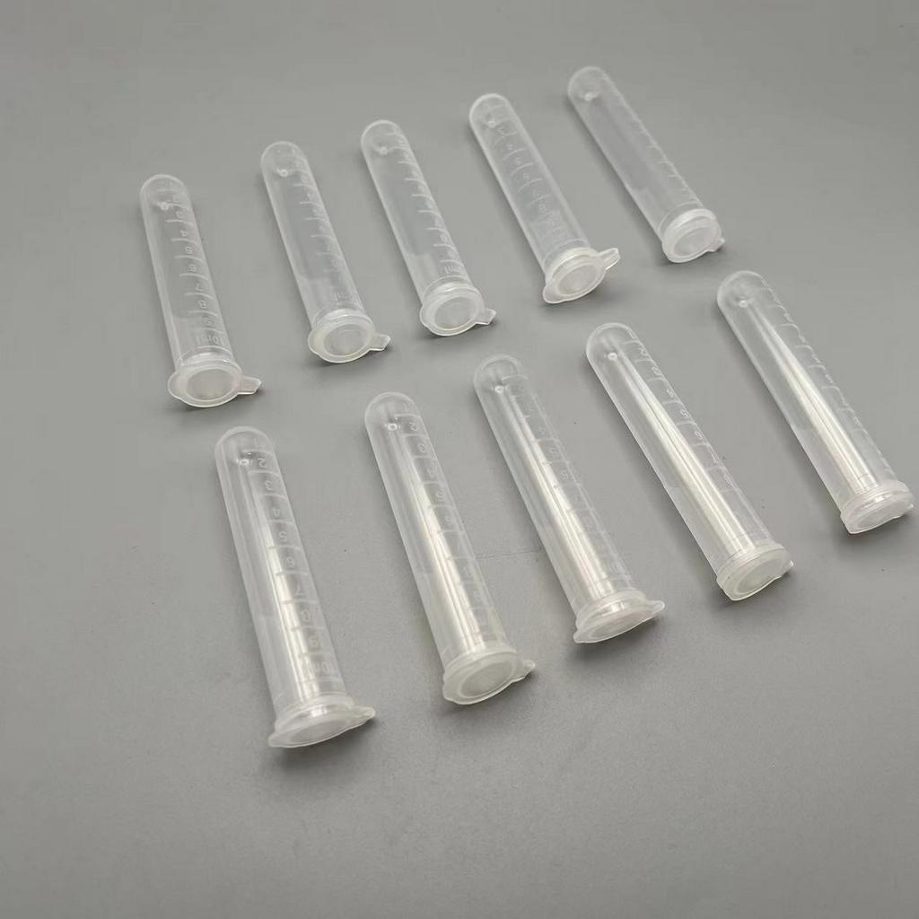 10Pcs Multi-Purpose Plastic Storage Bottles, Clear Centrifuge Tubes ...