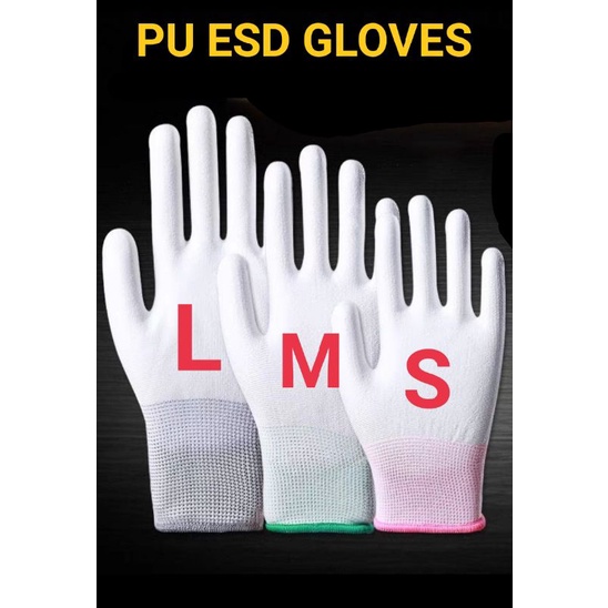 ESD Anti Static Antiskid Gloves for PC Phone Repair | Shopee Malaysia