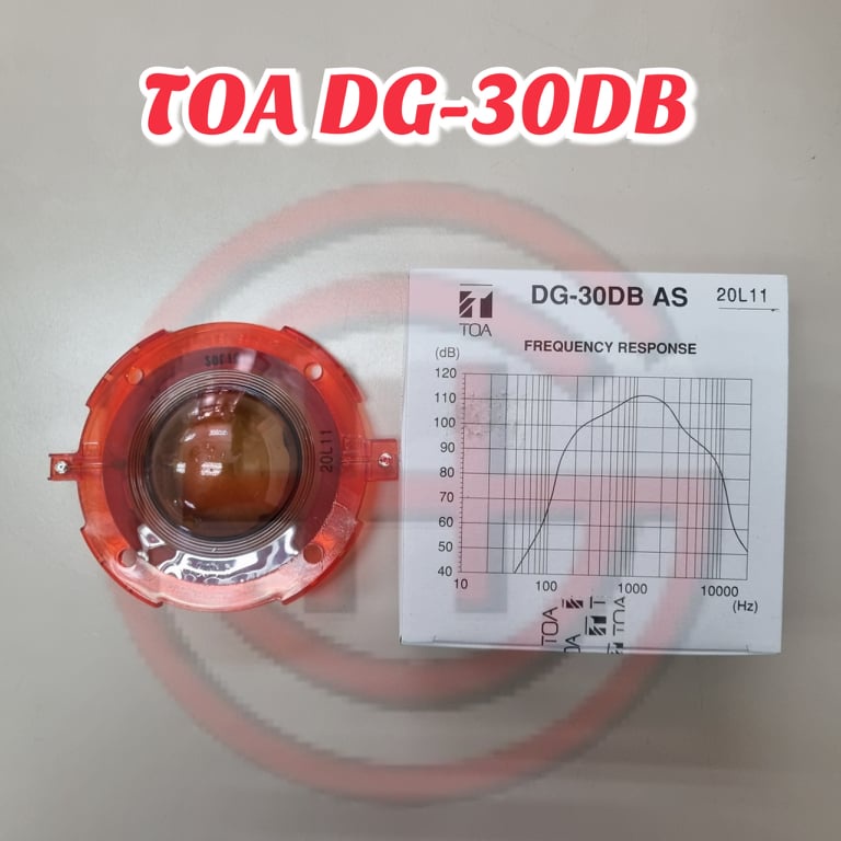 (1 PCS)TOA Coil Speaker Diaphragm Masjid Surau DG-30DB AS 50watt ...