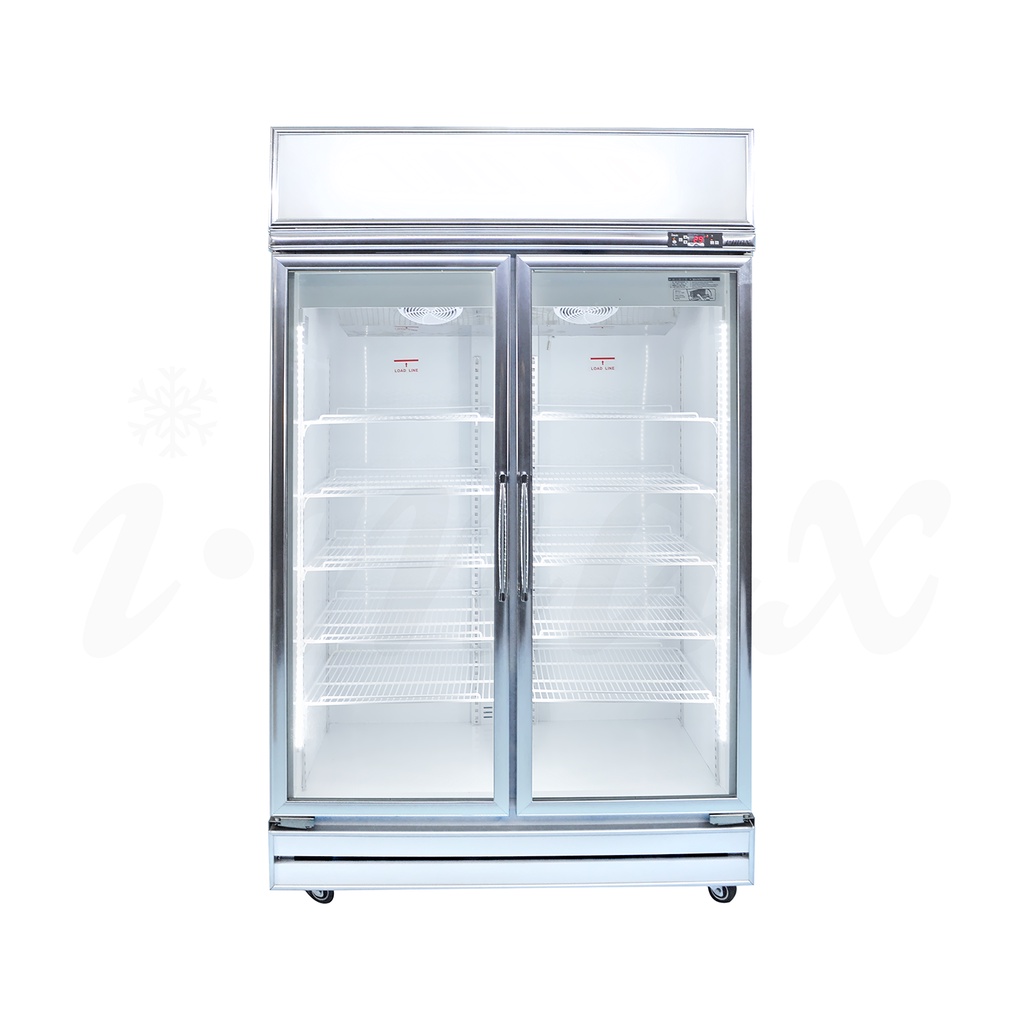(PREMIUM) Imax 2 Door Display Chiller w/ Heater Tempered | Flower ...