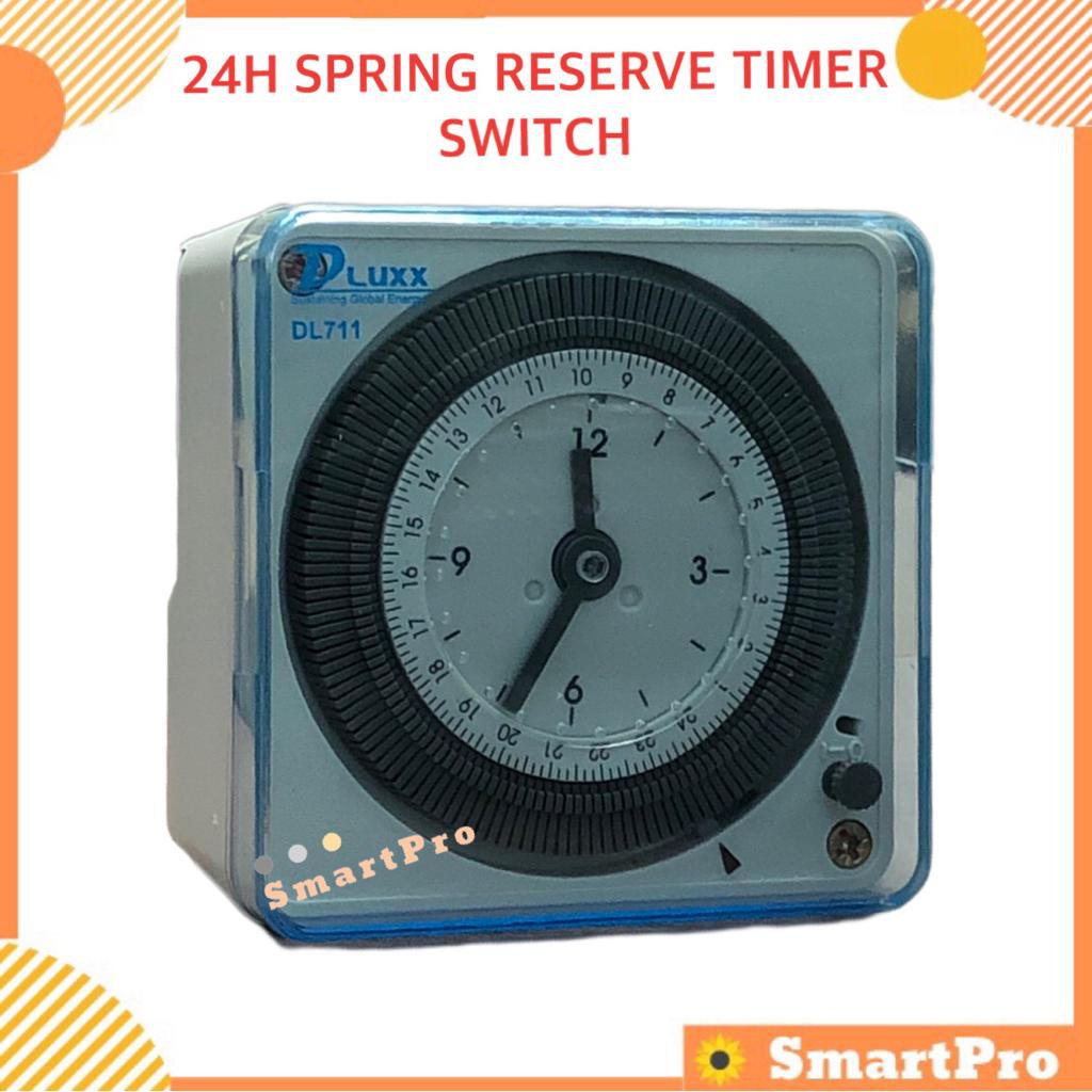 Dluxx/Daan 24Hour Timer Switch Time Switch DL711 Time Switch 72 X 72 ...