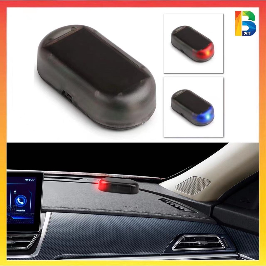 ALARM LED LIGHT Simulated Dummy Alarm Warning Car Anti-Theft Caution ...