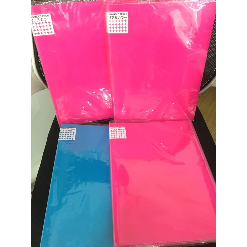 CLEAR FILE FOLDER (PINK&BLUE) | Shopee Malaysia