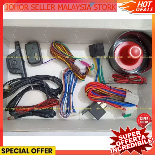 Key auto start 2way WAY Security system remote control button engine ...