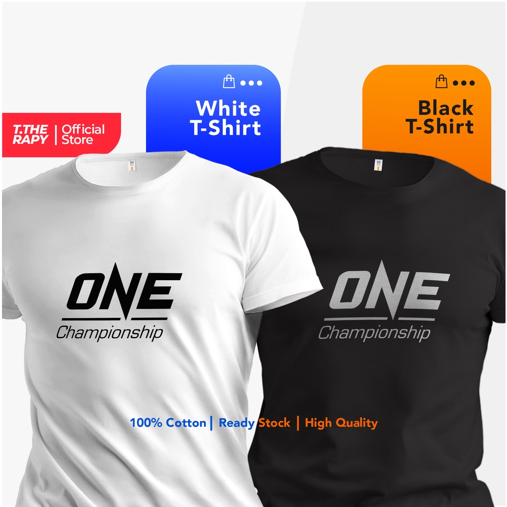 ONE CHAMPIONSHIP SHORT SLEEVE UNISEX 100% PREMIUM COTTON [READY STOCK ...
