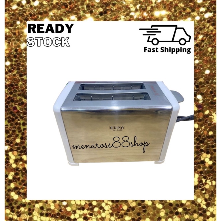 Dessini Pop Up Toaster Stainless Steel Half Body Pembakar Roti Murah ...