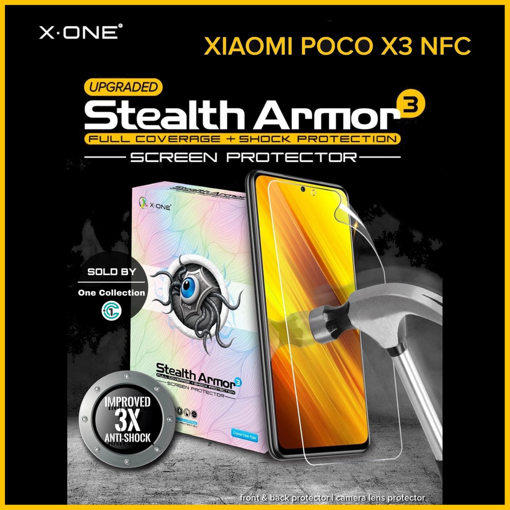 Poco X3 Pro / X3 NFC X-One Stealth Armor 3 Upgraded Screen Protector ...