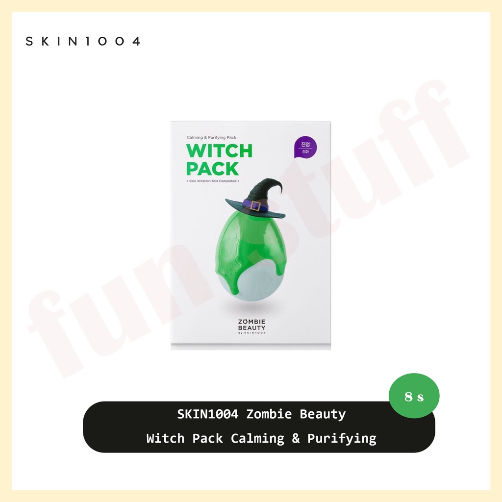 SKIN1004 Zombie Beauty Witch Pack Calming & Purifying Mask (8s x 15g ...