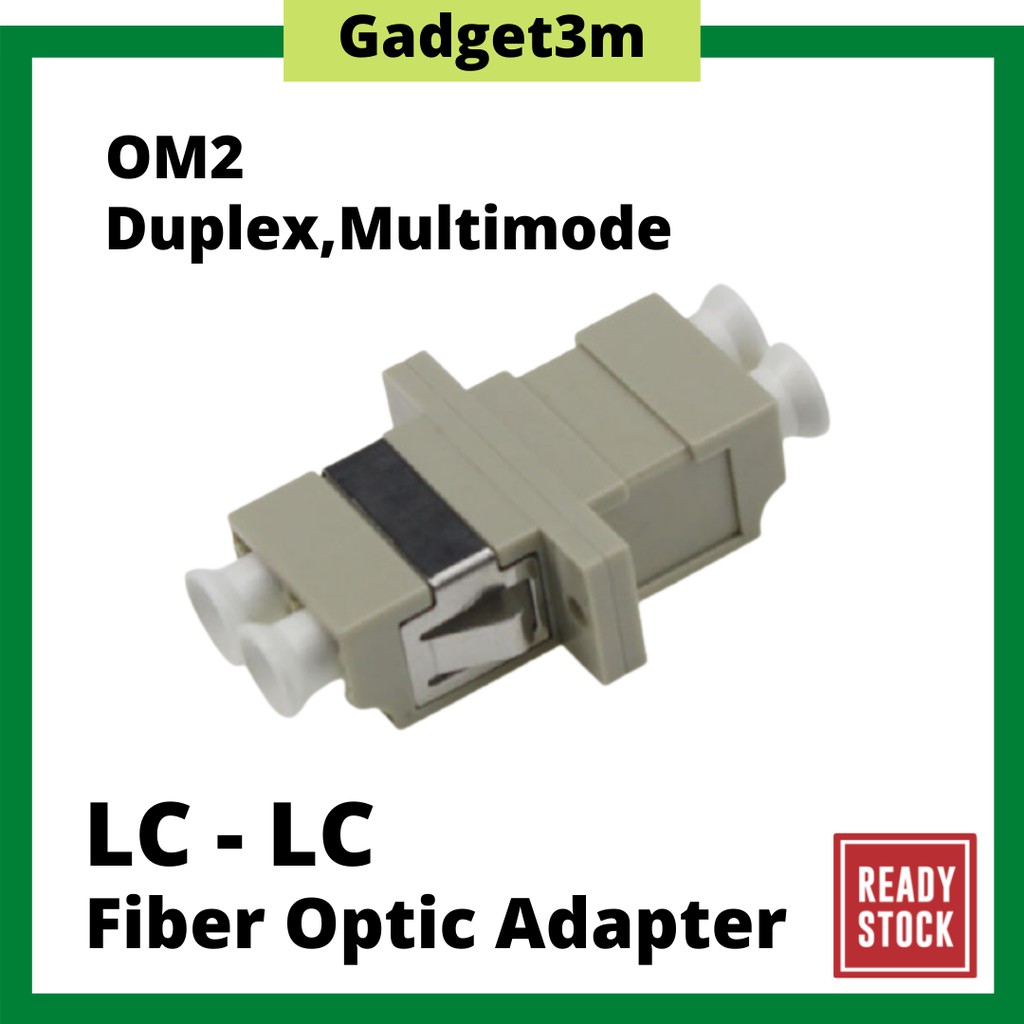 LC-LC Duplex Multimode Fiber Adaptor OM2 | Shopee Malaysia