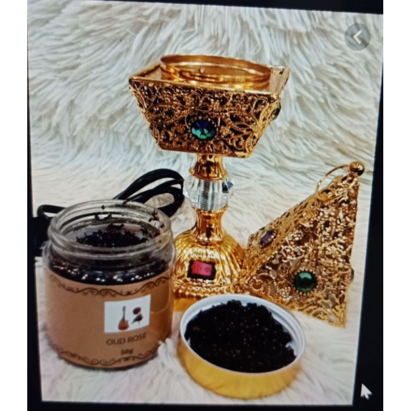 Ready stock#🔥ELECTRIC MABKHARA burner &Bakhoor50g Full set | Shopee ...