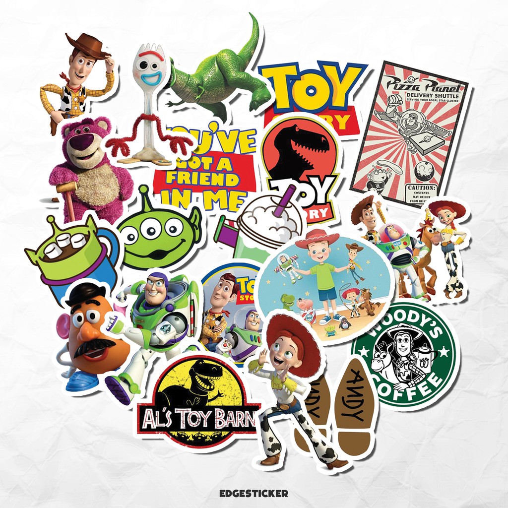HP 20pcs TOY STORY Sticker Pack | Waterproof, Anti-fade stickers | Cell ...