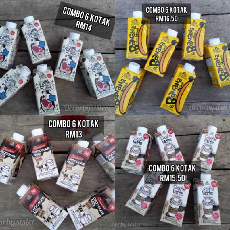 Susu Farm Fresh UHT 200ml (Single Combo) | Shopee Malaysia