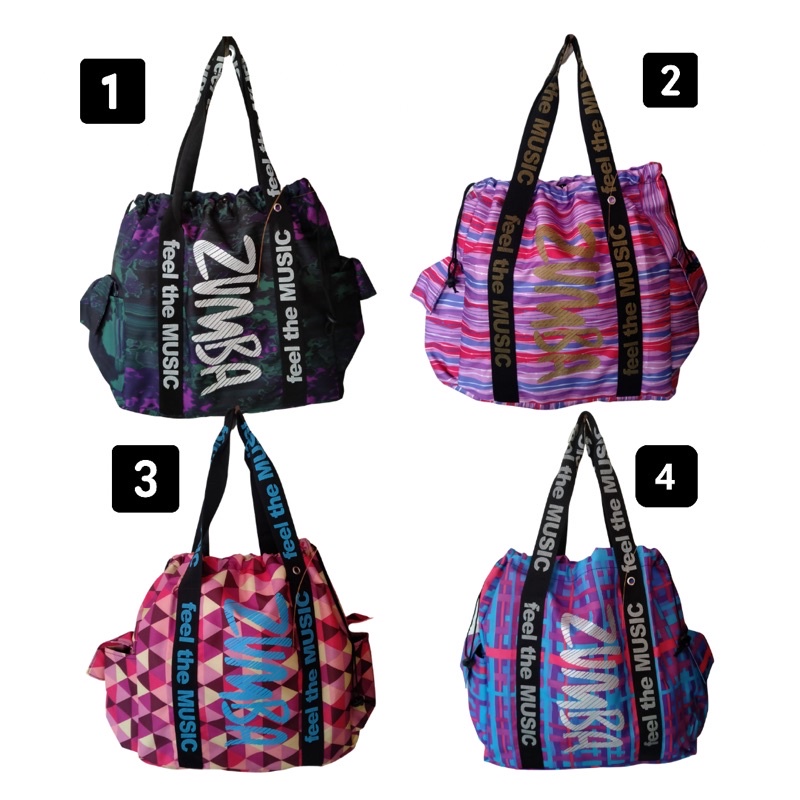 Zumba Sports Bag Aerobic Gymnastics Fitness Tote Bag Sling Bag Model ...