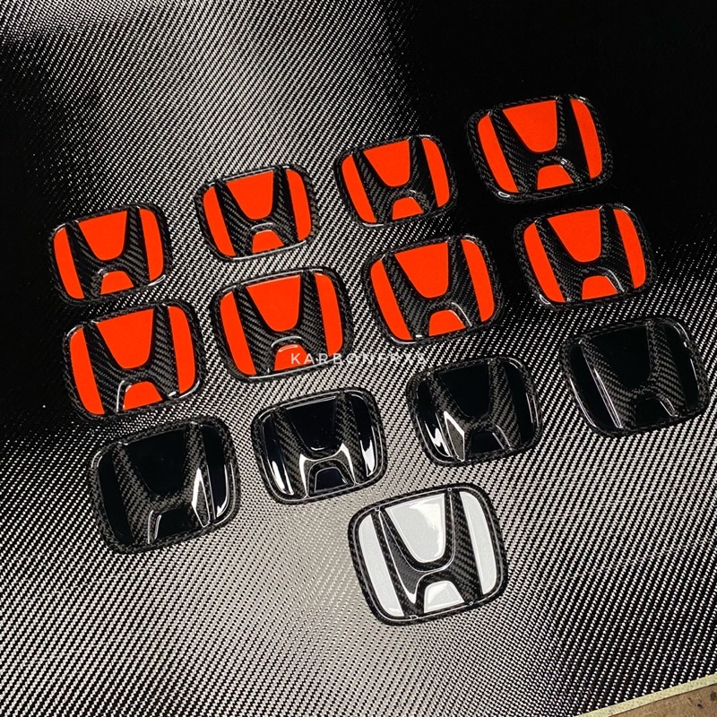 Honda Civic FE logo Carbon Fiber Emblem | Shopee Malaysia
