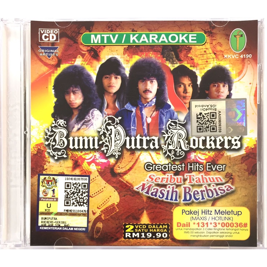 BUMI PUTRA ROCKERS-Seribu Tahun Masih Berbisa (MTV KARAOKE 2VCD ...
