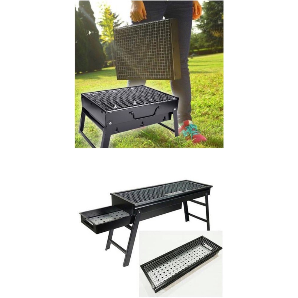 BBQ Home Barbecue 35&60cm 3-5 People Outdoor Full Set Portable Thick ...
