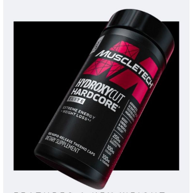 Hydroxxycut Hardcore Elite 100 Cap Muscletech Fat Burner ORIGINAL ...