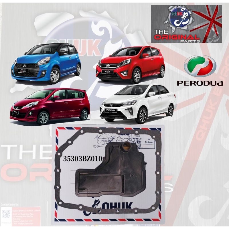 Perodua Alza/ Axia/ Myvi Lagi Best QHUK auto Filter Kit Set | Shopee ...