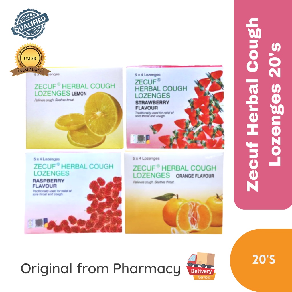 Zecuf Gula Gula Sakit Tekak Herbal Cough Lozenges 5X4'/ Ubat Batuk ...