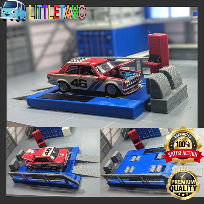 Dyno Test Hotwheels Mini GT Diecast Diorama Accessories 64 Scale ...