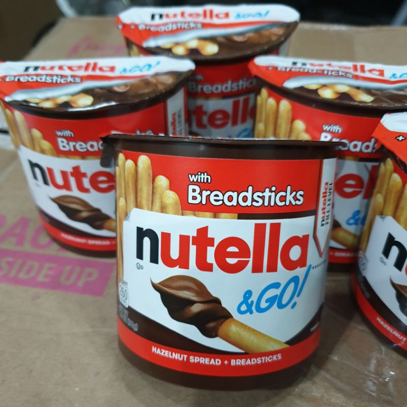 Box of Nutella chocolate dipped cake sticks & Go 52gr | Shopee Malaysia