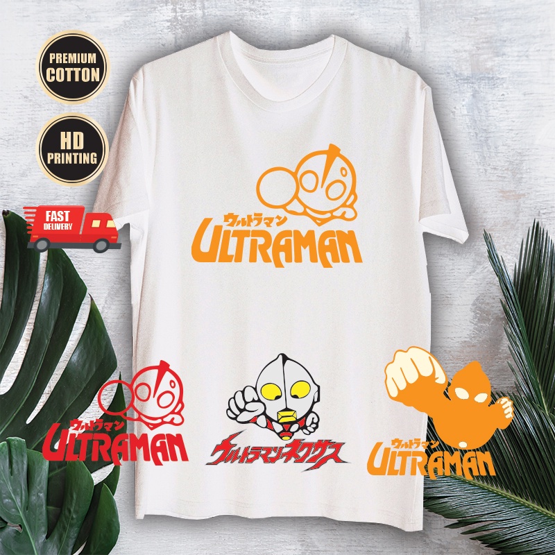 ULTRAMAN SUPERHERO CASUAL CARTOON GRAPHIC T-SHIRT 09-12 TOP TEES ...