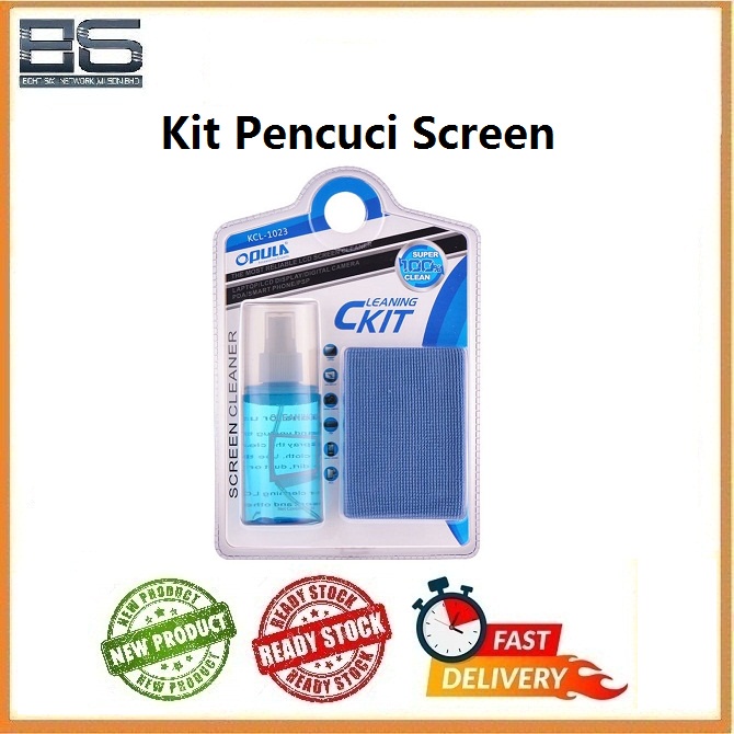 Kit Pencuci Screen Cleaning Kit For Laptop Screen/ Tablet/ LED Monitor ...