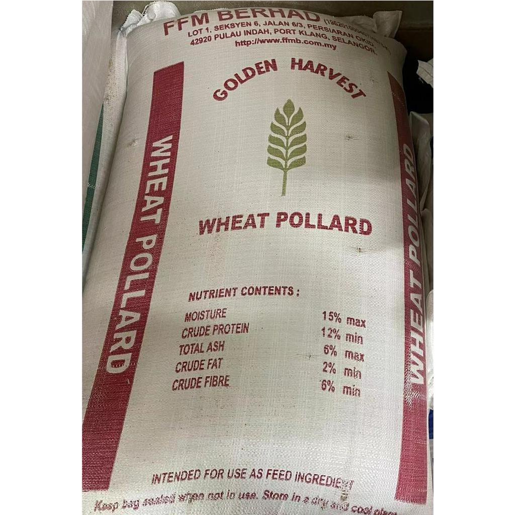 Wheat Pollard [50Kg] Chicken Bird Feed Makanan Ayam Burung Dedak 麦糠 ...