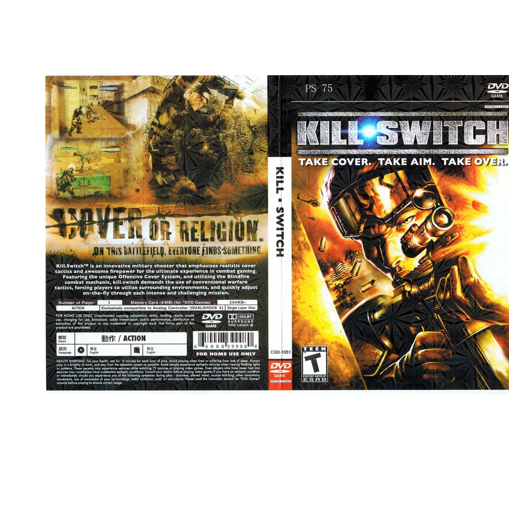 PS2 GAME COLLECTION KILL SWITCH | Shopee Malaysia