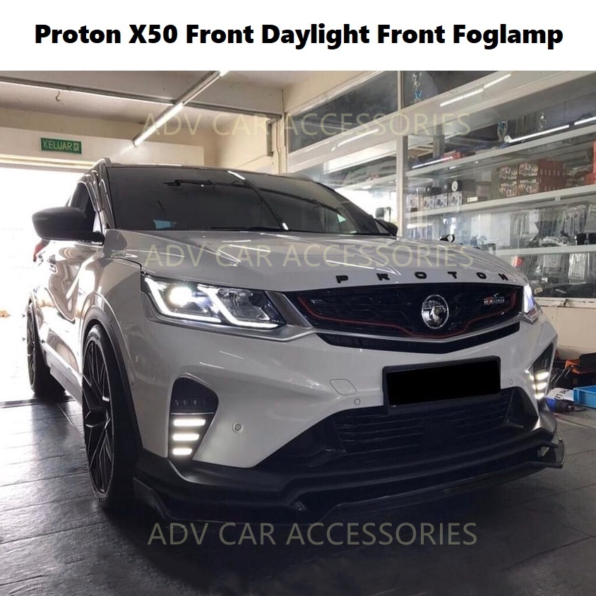 Proton X50 LED Daylight Foglamp Front with Running Signal Function ...