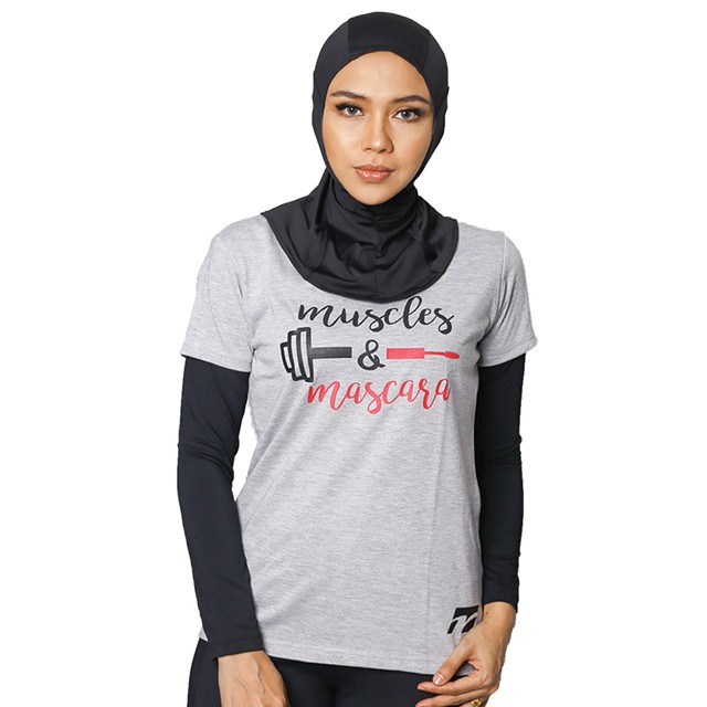 Raqtive T-shirt Muscle and Mascara - RTS001 | Shopee Malaysia