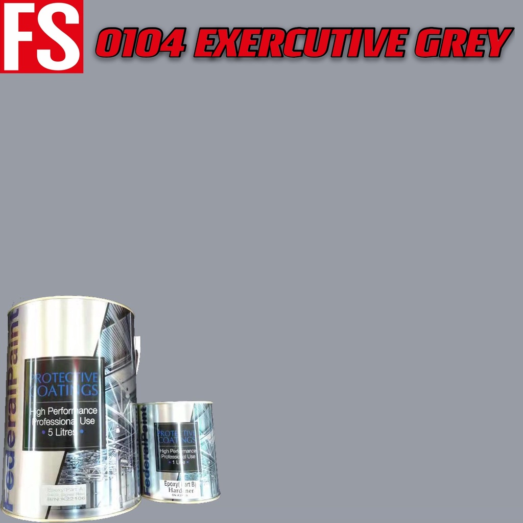 Epoxy PAINT FLOOR COATING (FEDERAL PAINT) Cat Lantai ( 4Liter Paint ...